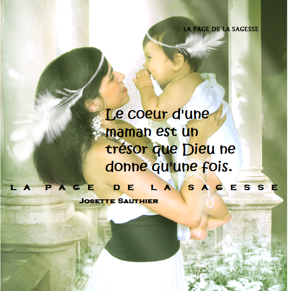 Les Panneaux Roses Citation Sur Lamour Maternel