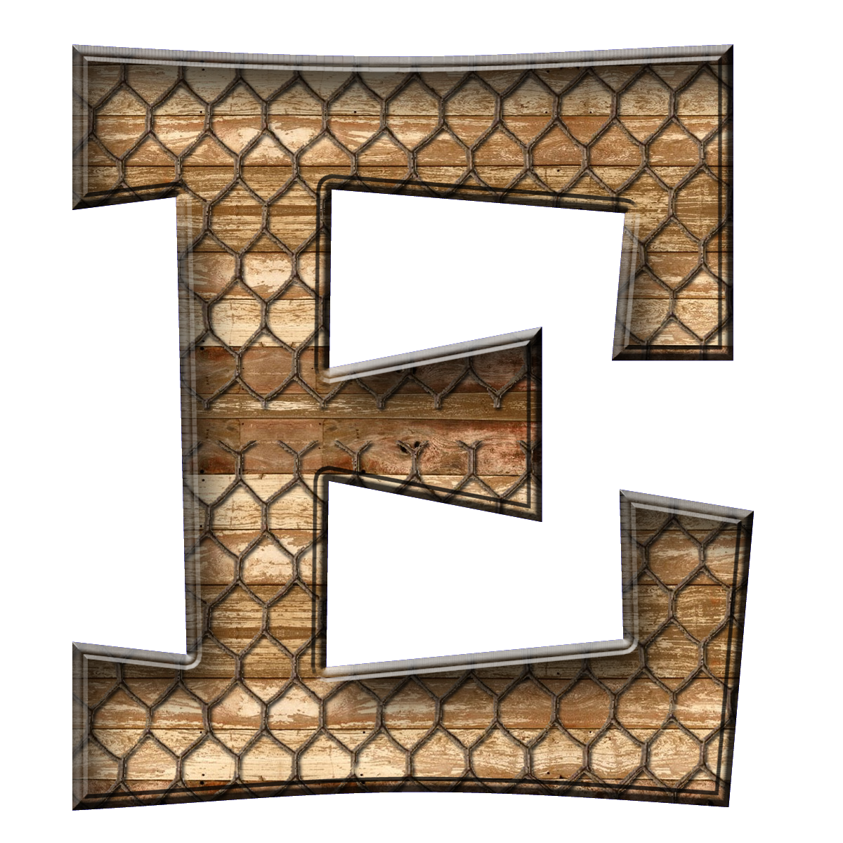 GRANNY ENCHANTED'S BLOG: Free Chicken Wire Digi Scrapbook Alphabet