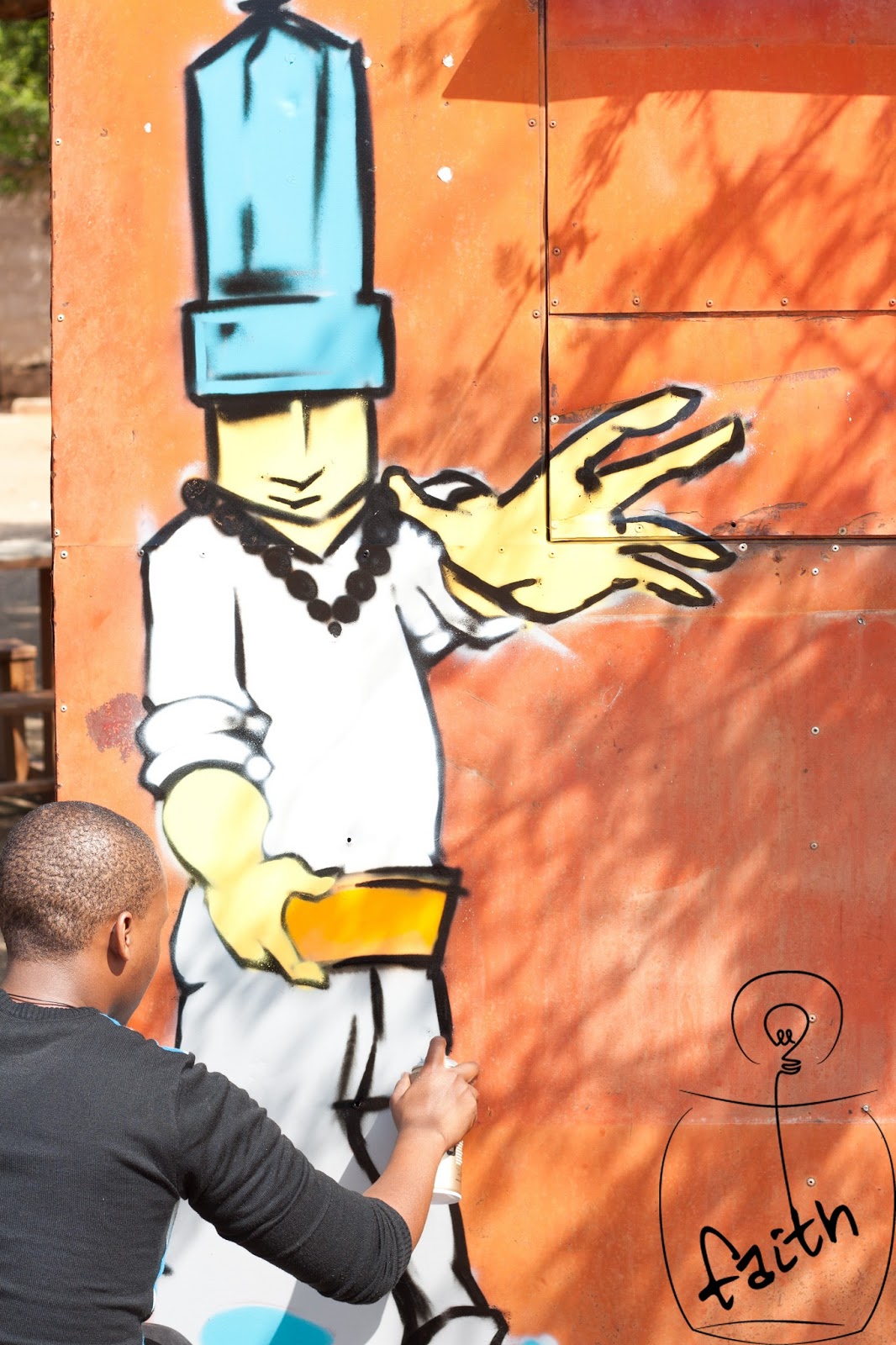 Faith In A Jar: Arts For Change Graffiti In Old Naledi