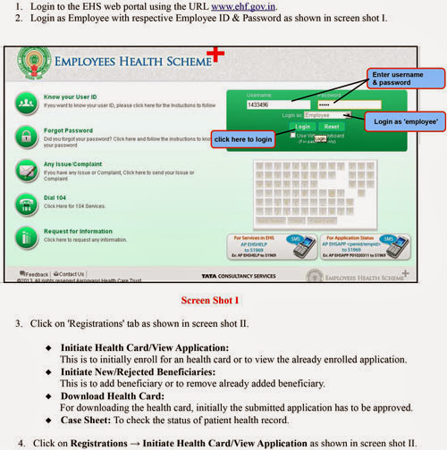 teacher-info ::.: USER MANUAL - EMPLOYEE ENROLLMENT FOR HEALTH CARD ...