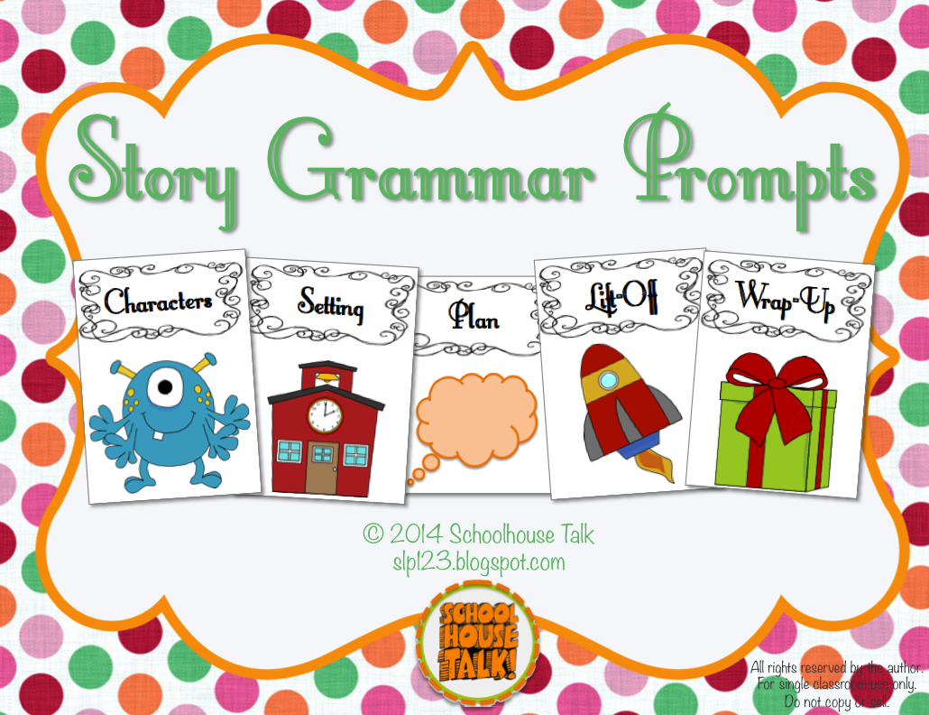 Schoolhouse Talk!: Narrative Language Intervention Resources