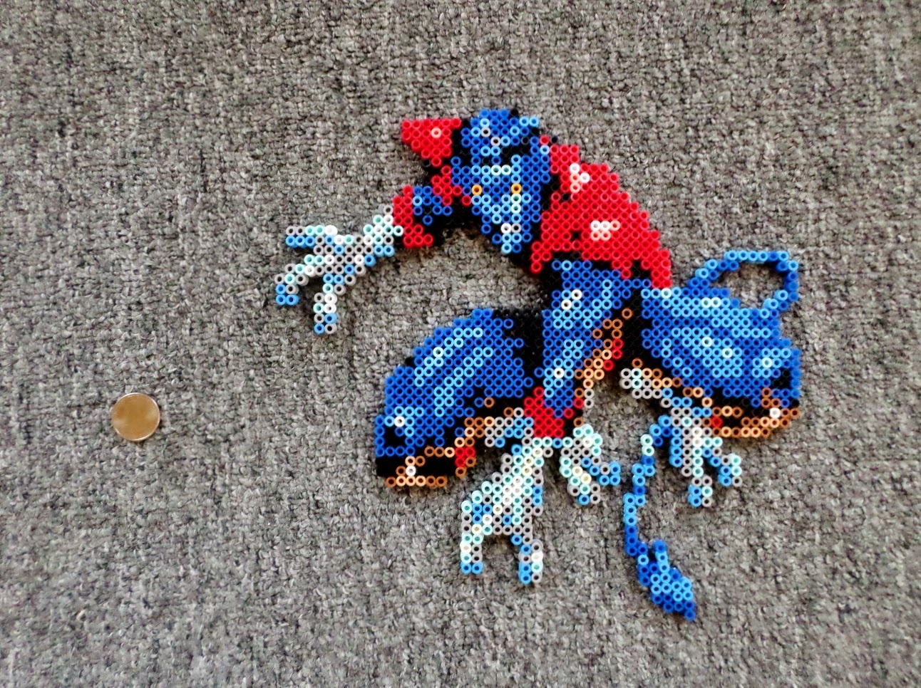 Long Black Fingers : Nightcrawler Perler Bead
