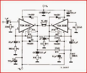 Belajar dan Berbagi: RANGKAIAN AMPLIFIER BTL
