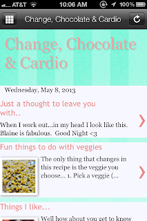 Change, Chocolate & Cardio