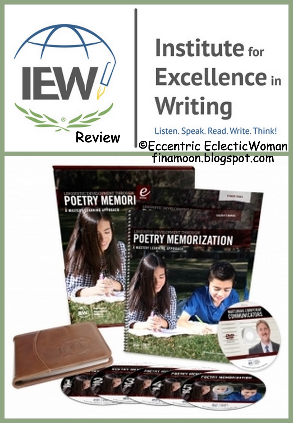 Eccentric Eclectic Woman: Institute for Excellence in Writing ...