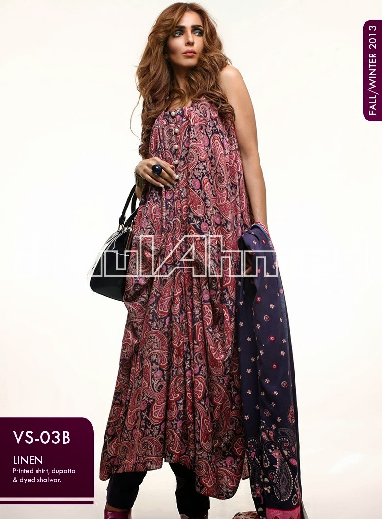 Gul Ahmed Fall-Winter Collection 2013-2014 | Gul Ahmed Winter Designs ...
