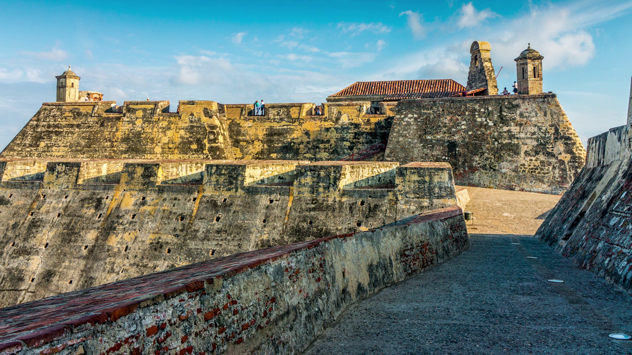 Castillo de San Felipe de Barajas. 1657. Cartagena de Indias. Colombia ...