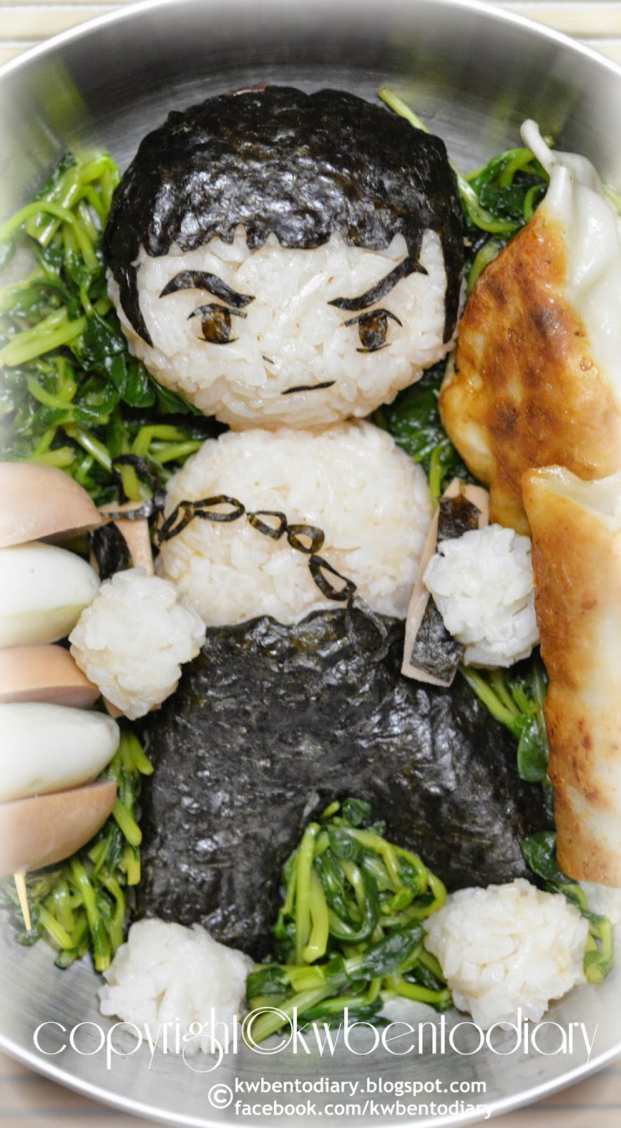 Karenwee's Bento Diary: Bento2014#Jul07~Bruce Lee Bento