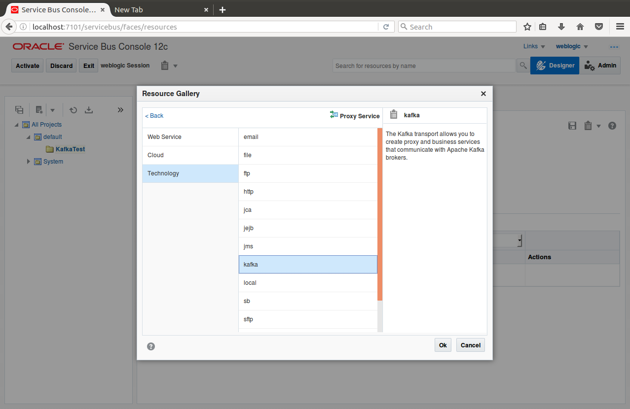 Oracle Soa Java Blog Oracle Service Bus A Quickstart For The Kafka