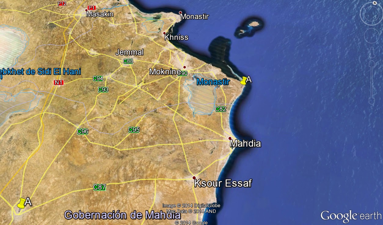 ArqueoLugares: THAPSO. Ras Dimas. Bekalta. Monastir. Túnez