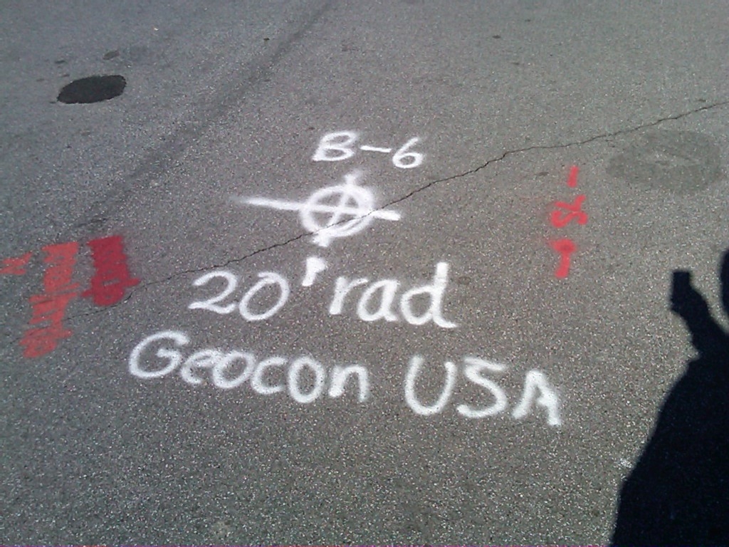 Boring Location Marking in Lot C