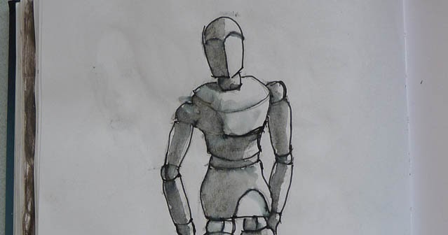 Smash Spring Art: Sketching with ink and watercolor