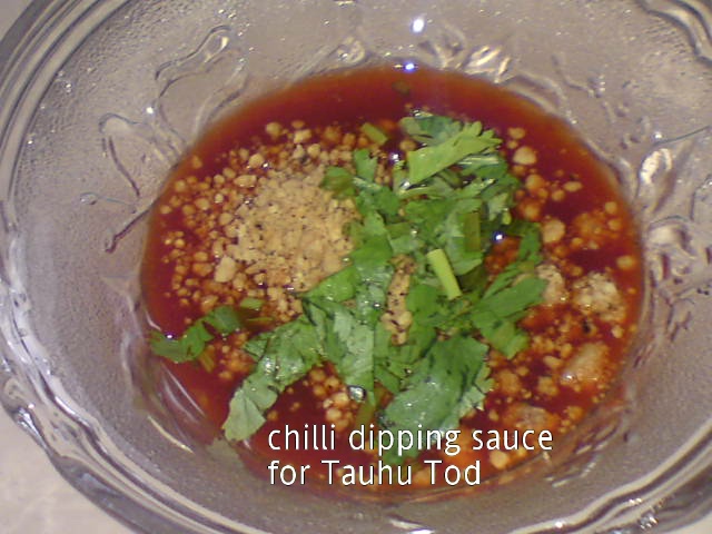Cooking Pleasure: Tauhu Tod with Spicy Sauce