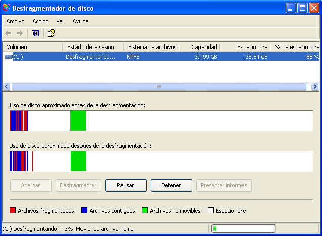 Proyecto Soporte: Como realizar una desfragmentación de disco duro en ...
