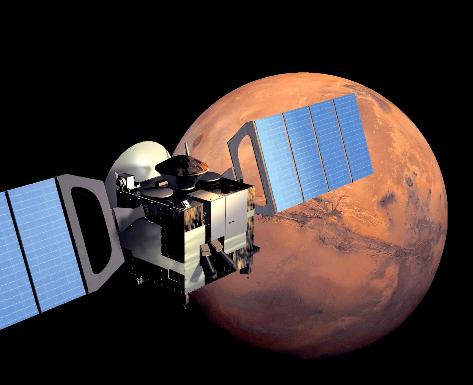 Suburban spaceman: Mars Spacecraft reveal comet flyby effects on ...