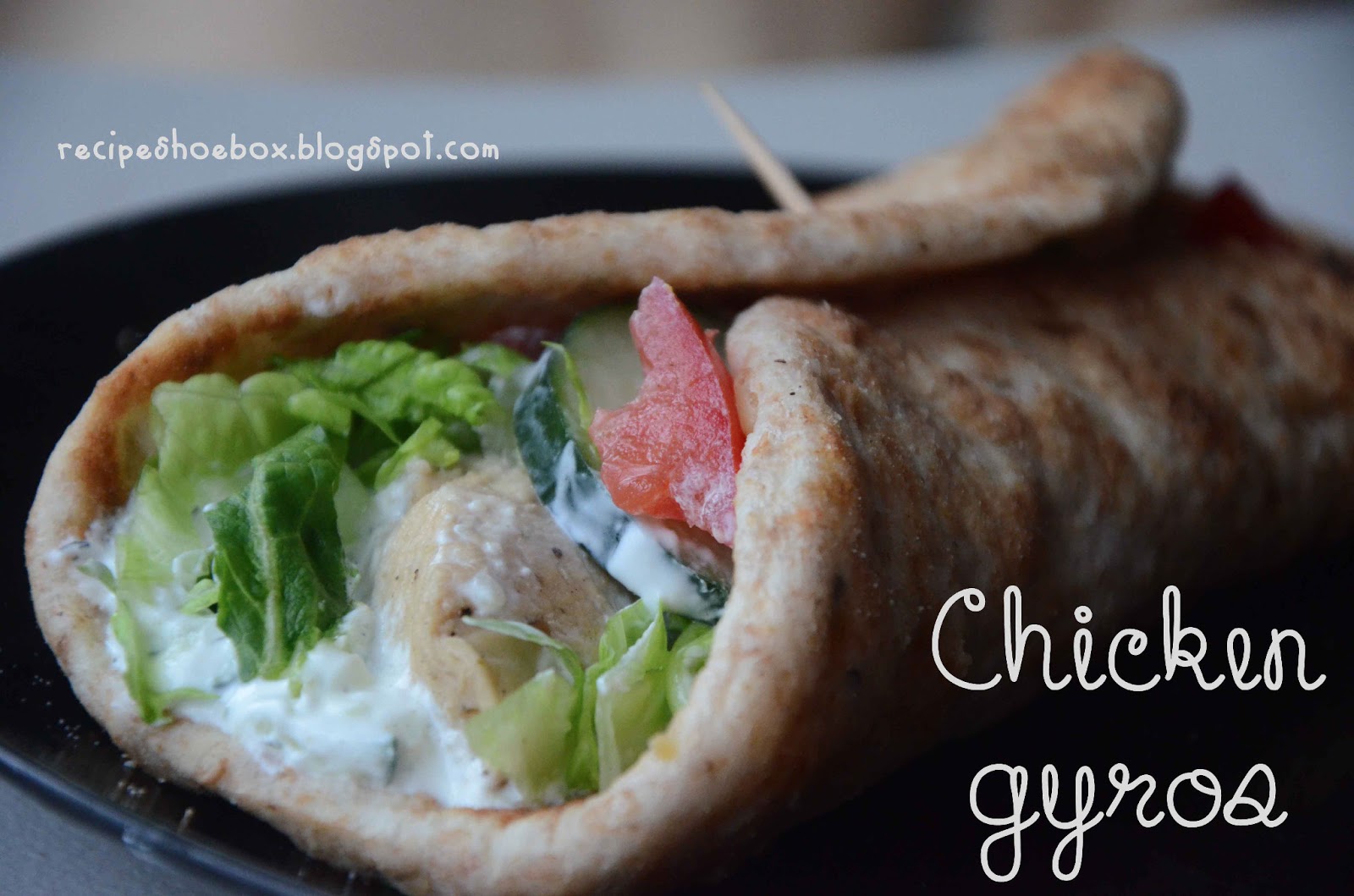 Recipe Shoebox: Chicken Gyros
