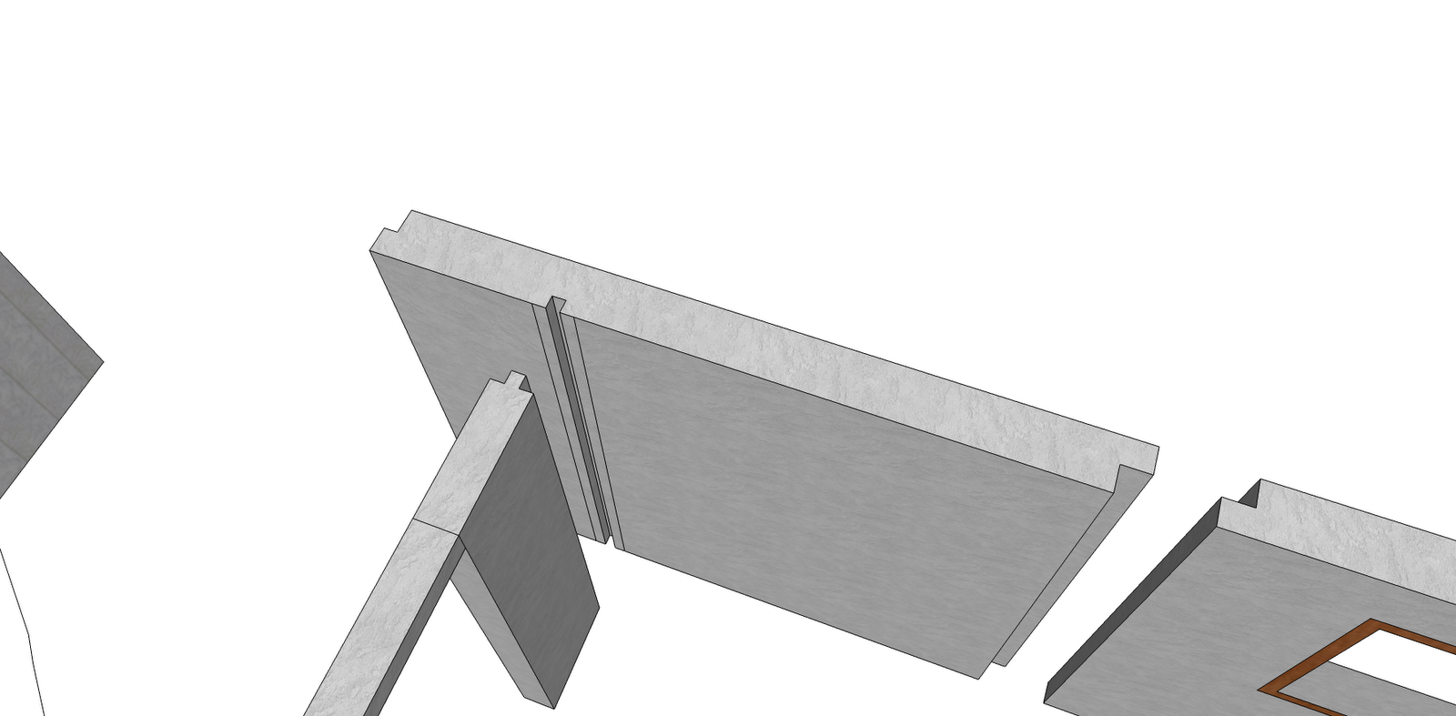 DAB 810: Week 15 Renders - Wall Panels fitting together