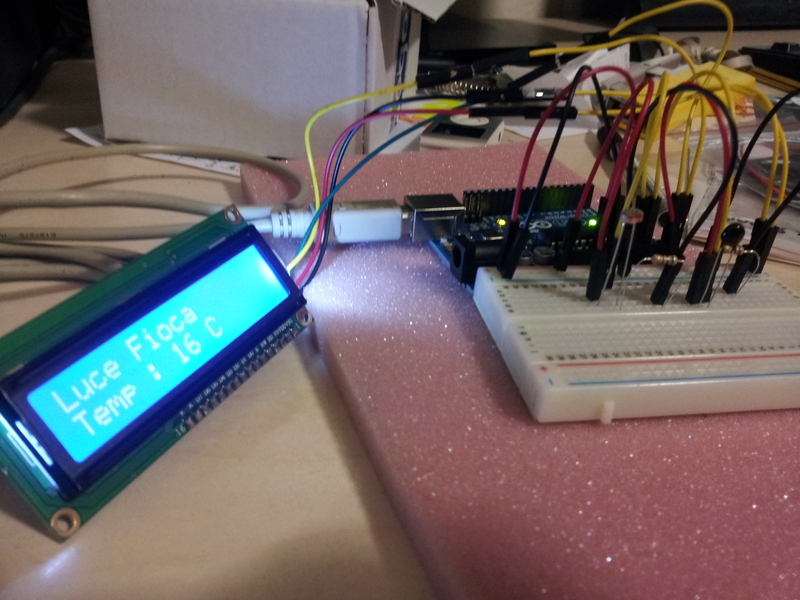 Logik Web Arduino Tutorial 12 Display Lcd Fotoresistenza E Termistore