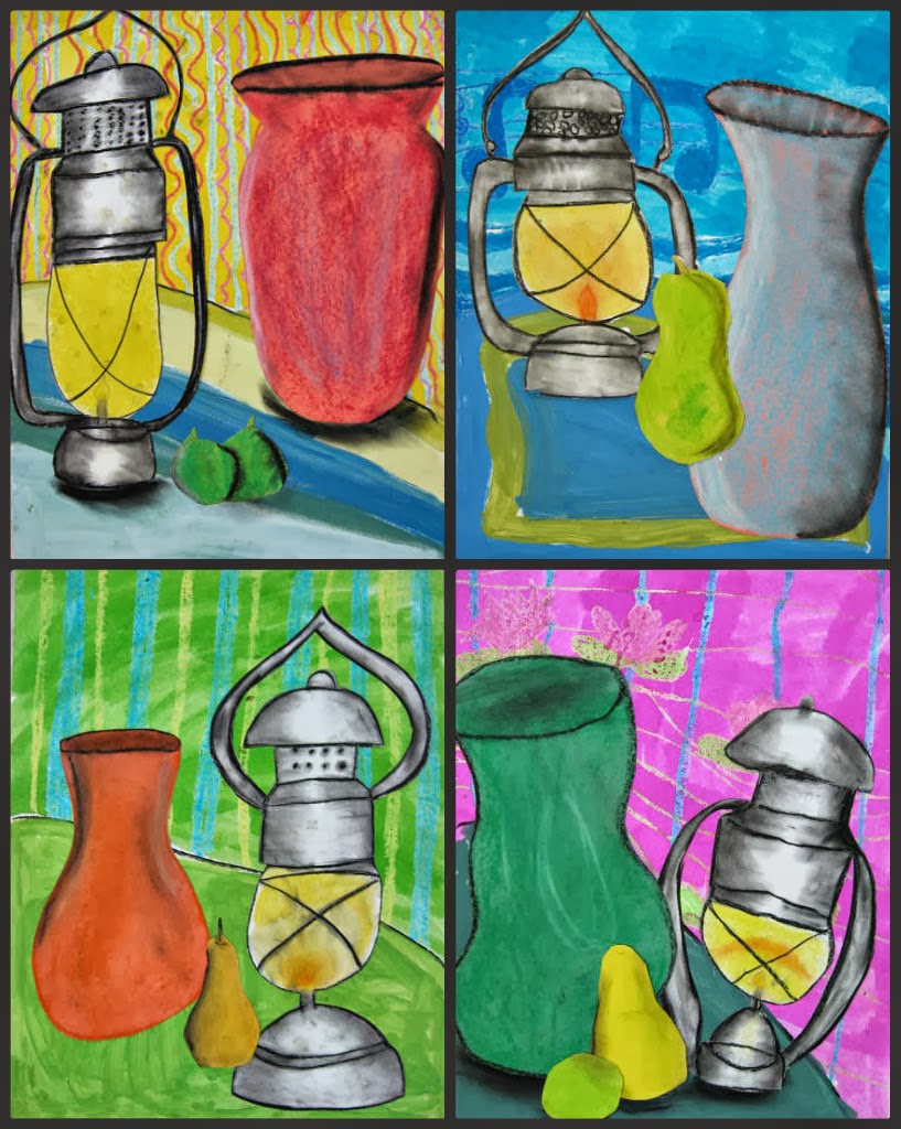 MaryMaking: Colorful Collage Still Lifes