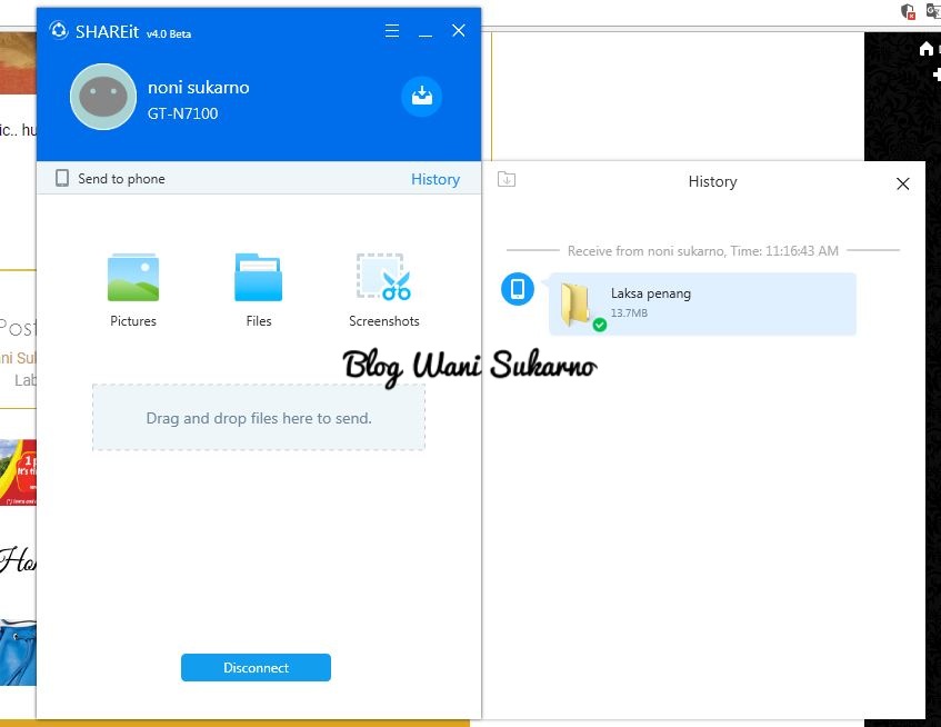 Cara Mudah Dan Pantas Untuk Transfer File Dari Smartphone Dengan SHAREit
