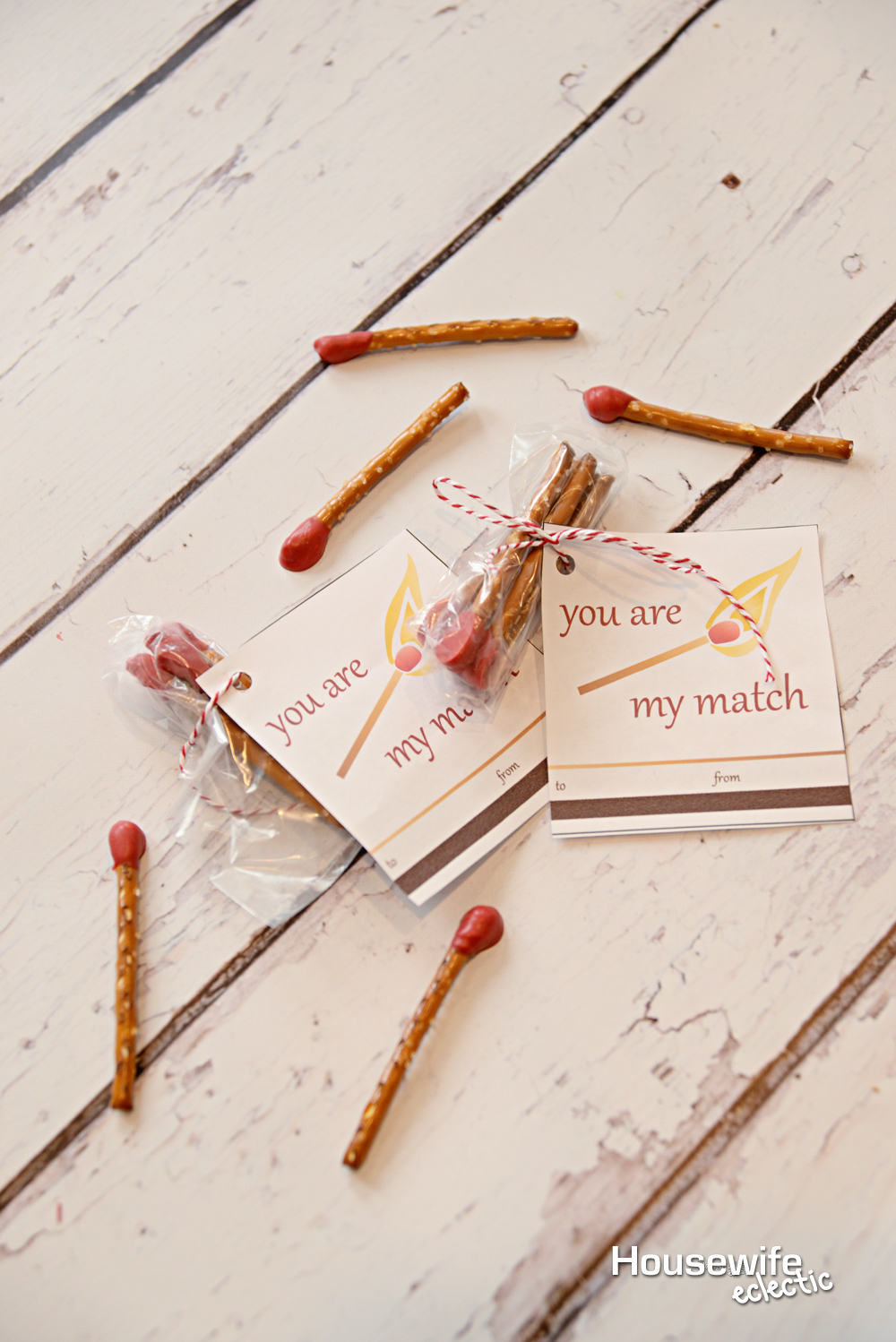 You are my Match Valentine with Free Printable - Housewife Eclectic