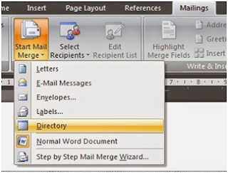 Cara Membuat Mail Merge dengan Gambar Pada Microsoft Word - Warung Internet