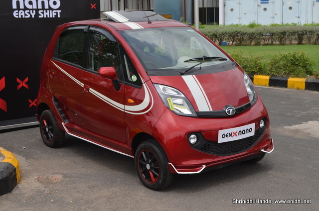 Stylish Tata Nano with Sunroof (Rs 17k) - eNidhi India Travel Blog