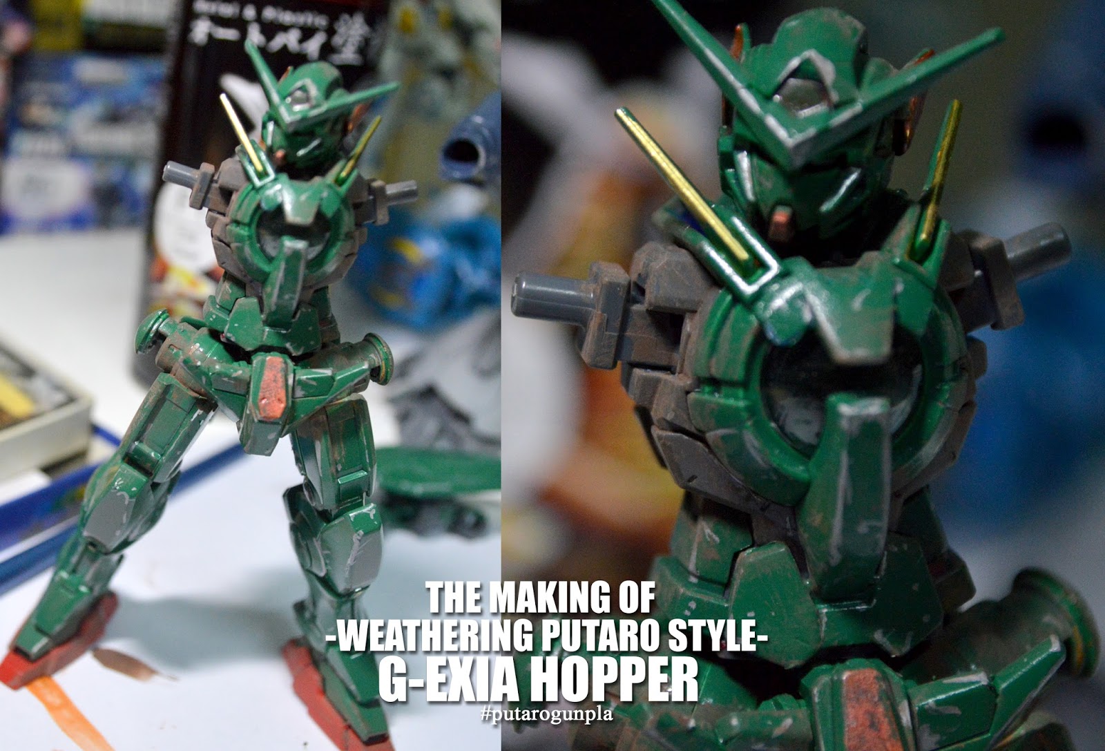 Simple Gunpla Weathering Tutorial by Putra Shining