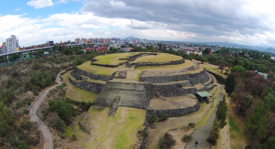 Hidden and little known places: Circular step-pyramid of Cuicuilco ...
