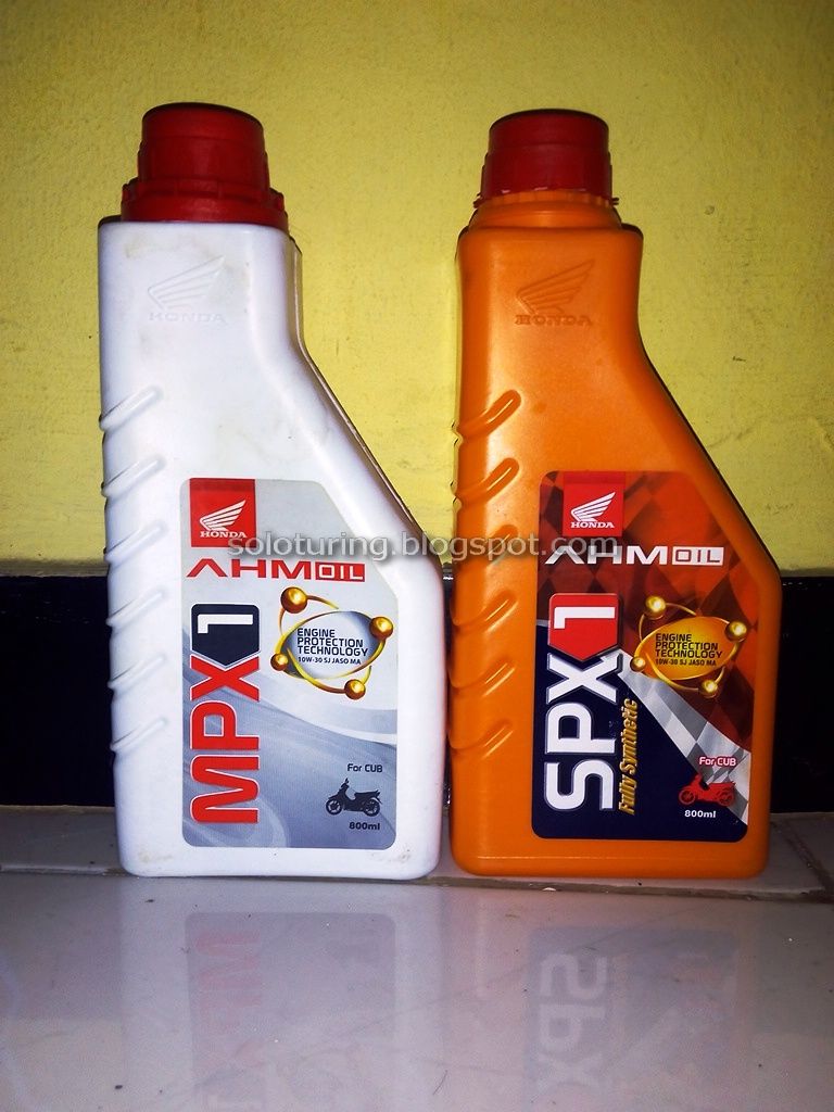 Solo Turing Motor: Review Oli AHM MPX1 dan SPX1 Orange