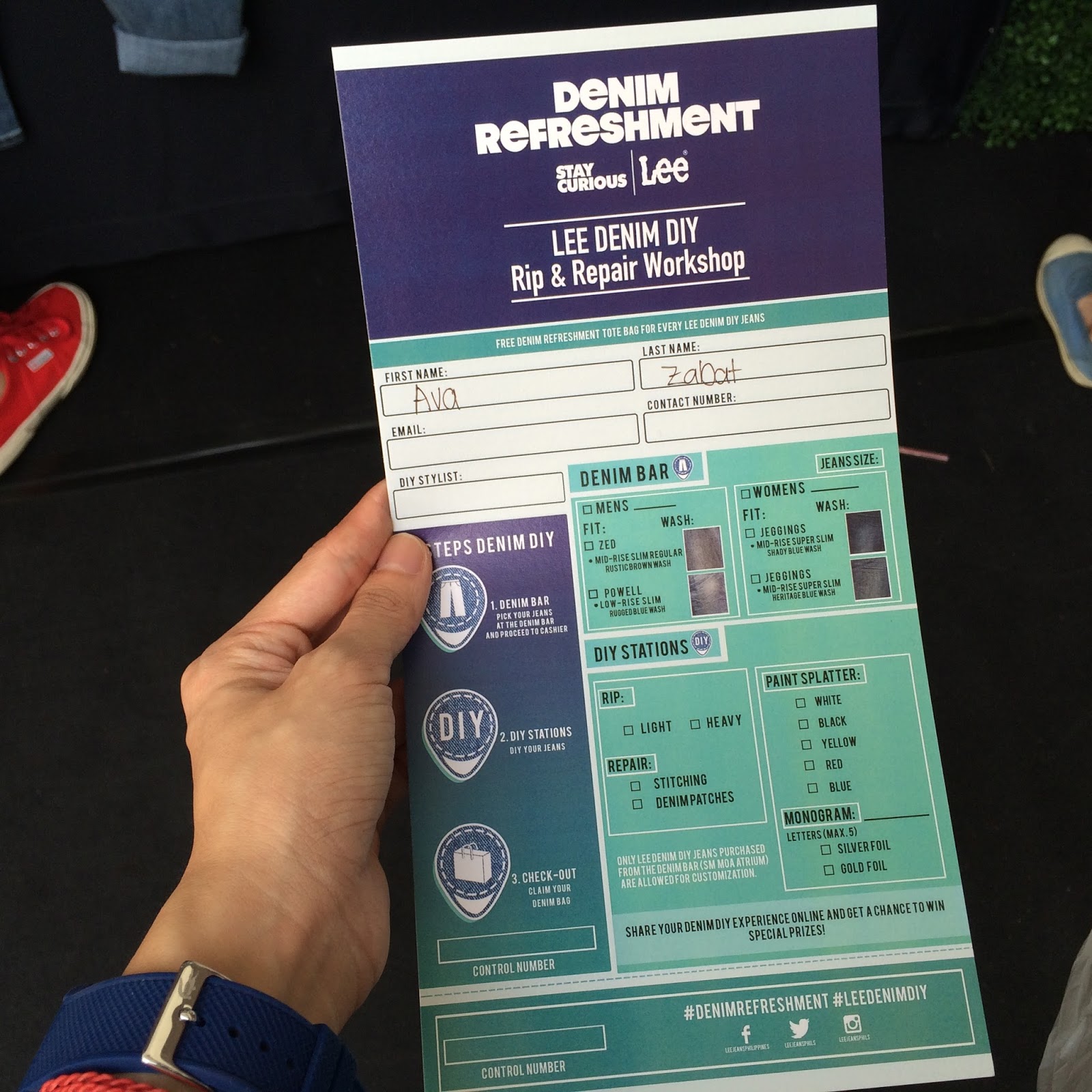 Lee Denim DIY! - ARTSY FARTSY AVA