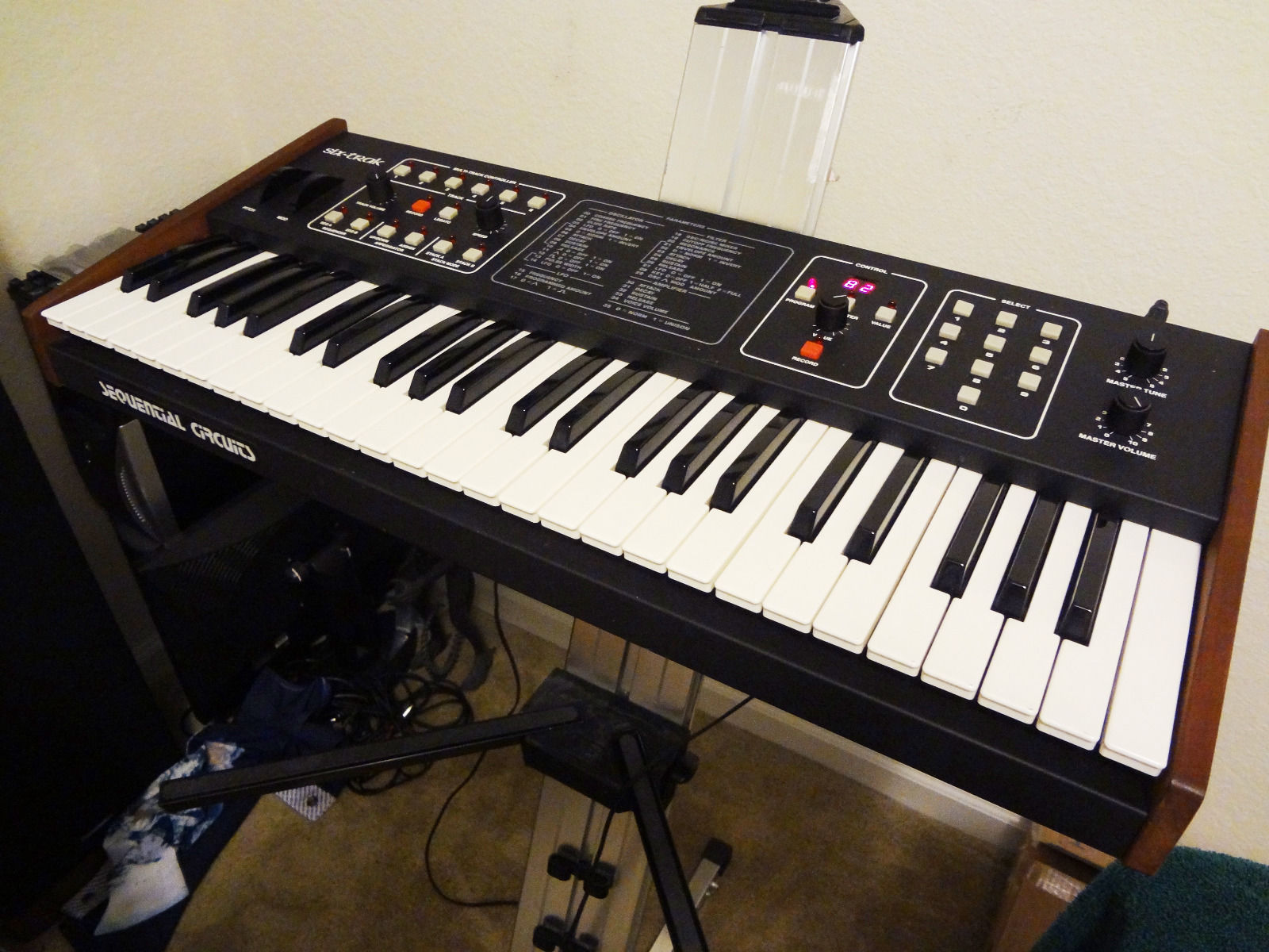 MATRIXSYNTH: Sequential Circuits Six-Trak Analog Synthesizer SN 0151