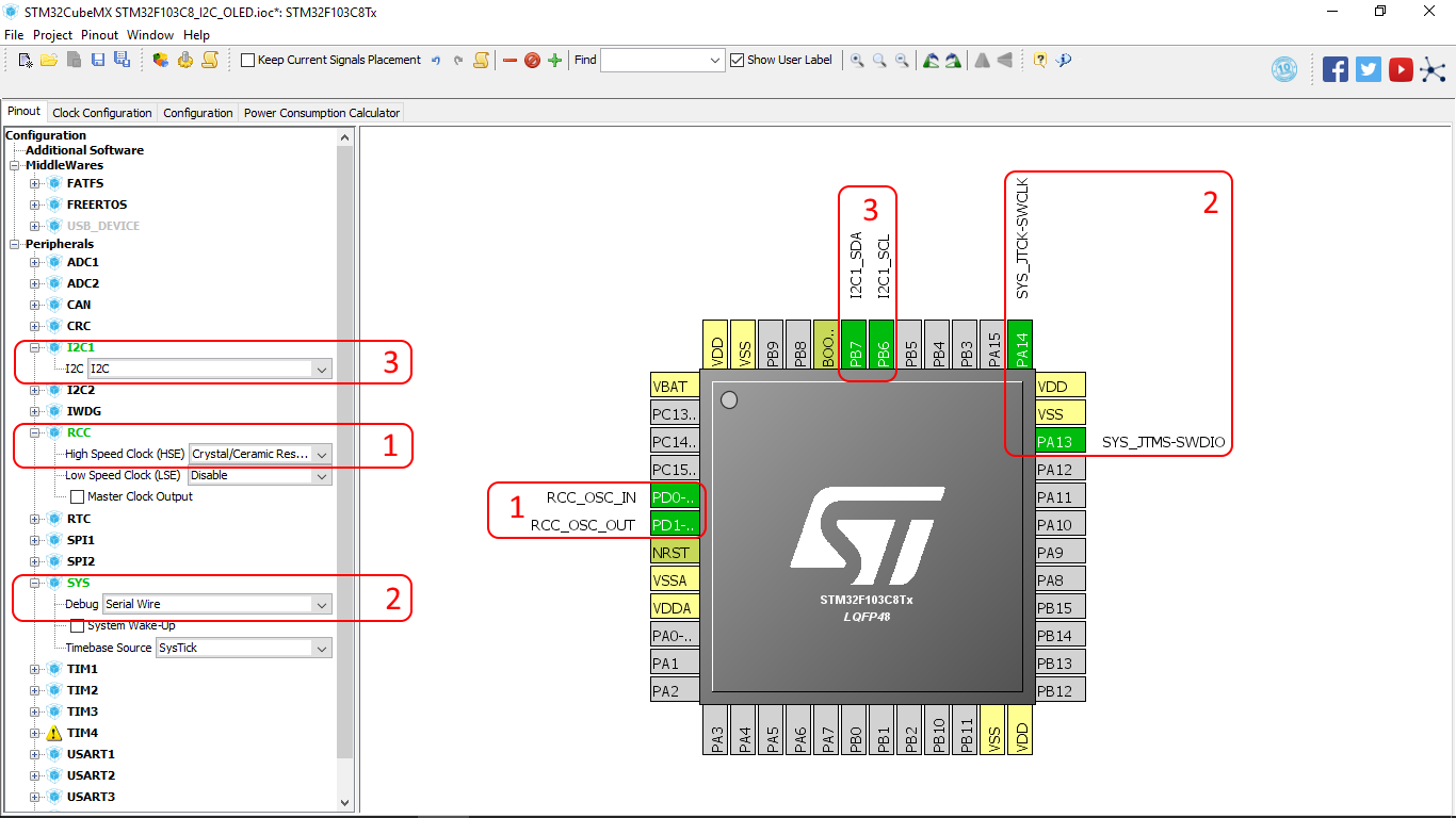 STM32 Без страху: STM32: Бібліотека OLED Display SSD1306 по I2C з DMA