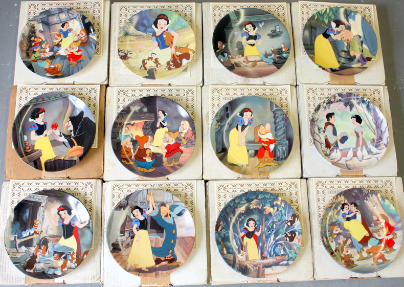 Filmic Light - Snow White Archive: Knowles Snow White Collector's Plate Set