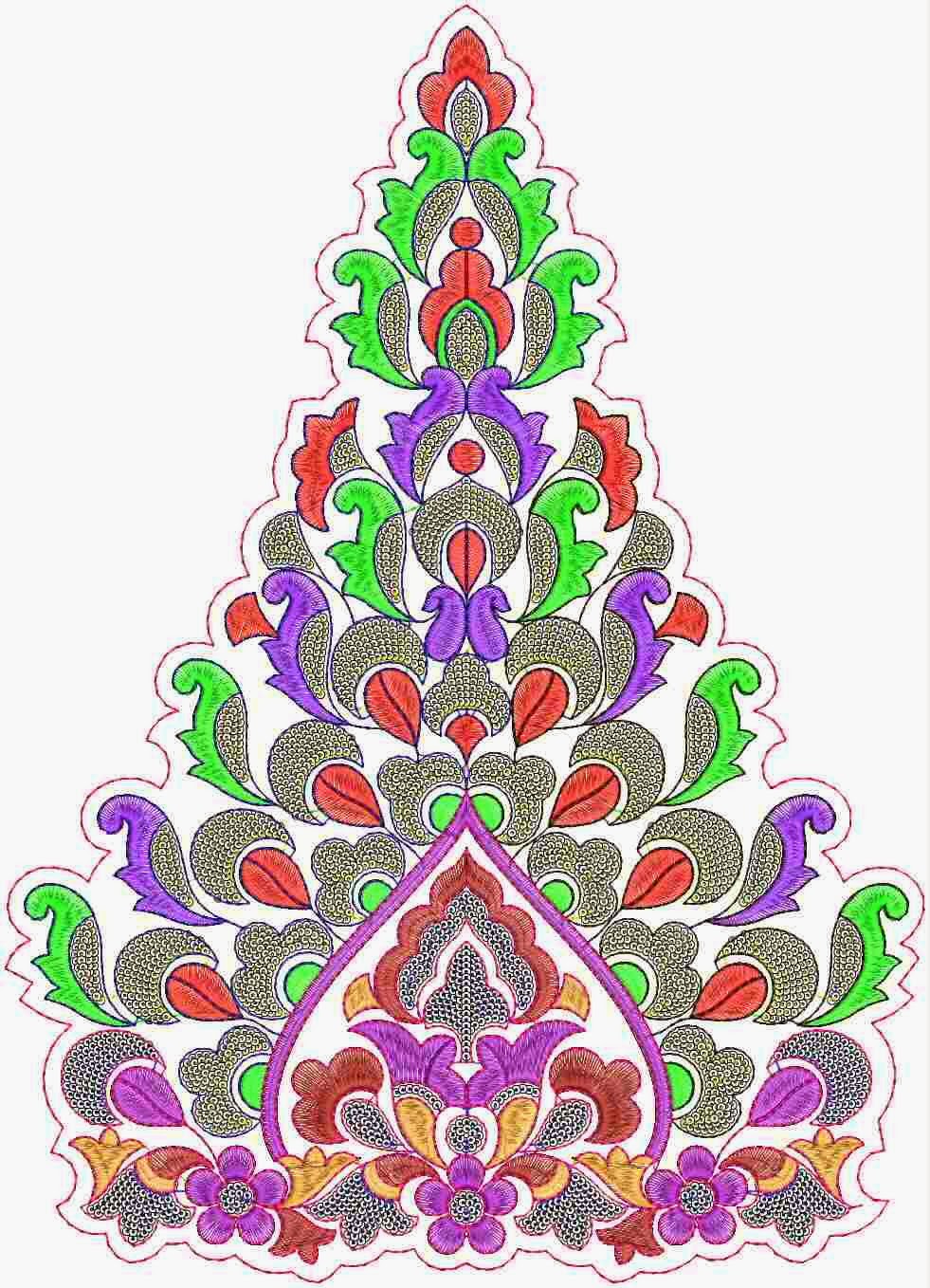 EmbDesignTube: Lovely Color Sequins Patches Designs