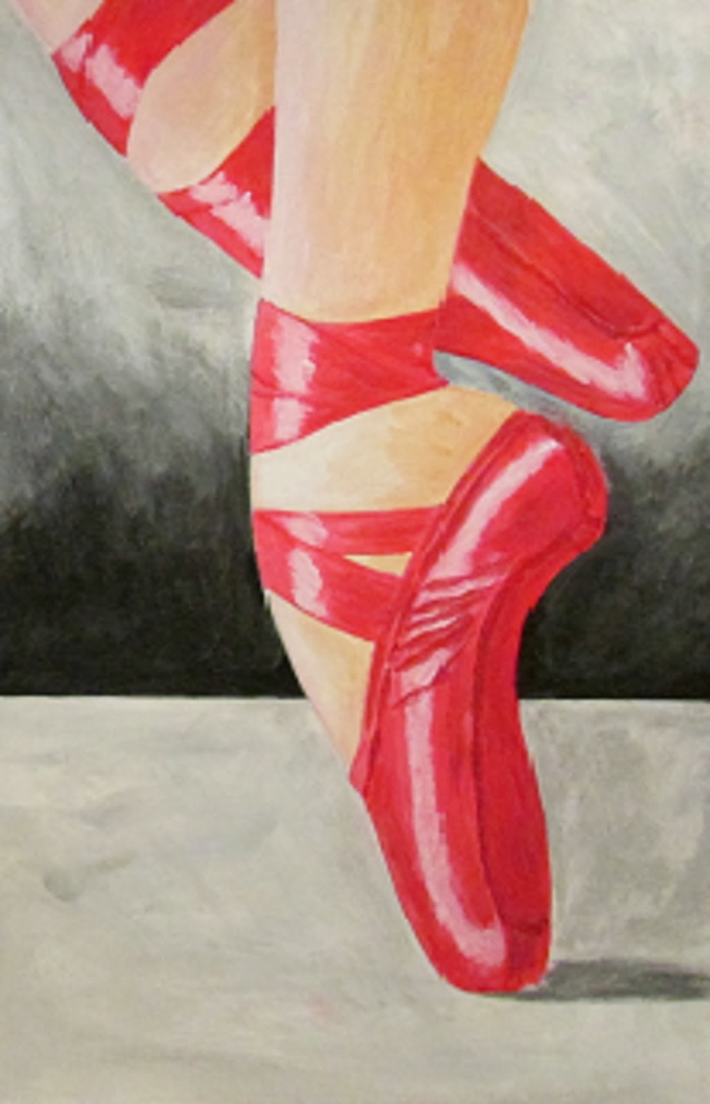 KPWms Art Studio: Red Stiletto Painting