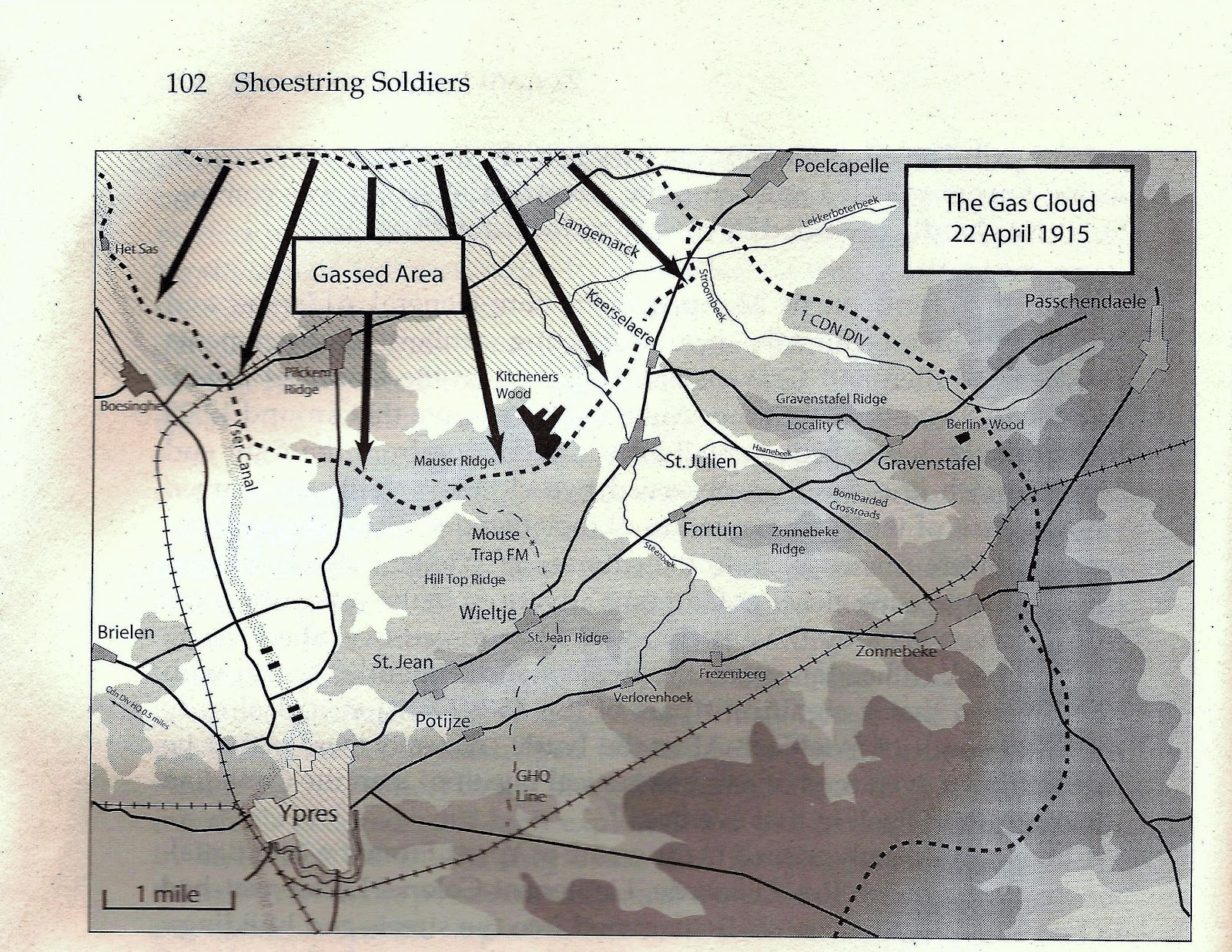 Peterborough during the First World War 1914 - 1918.: First Gas Attack ...