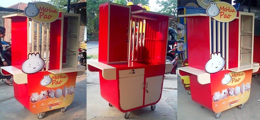 Gerobak Bakpao dan Kue Pao Rp 3.900.000 | Gerobak Unik Bandung
