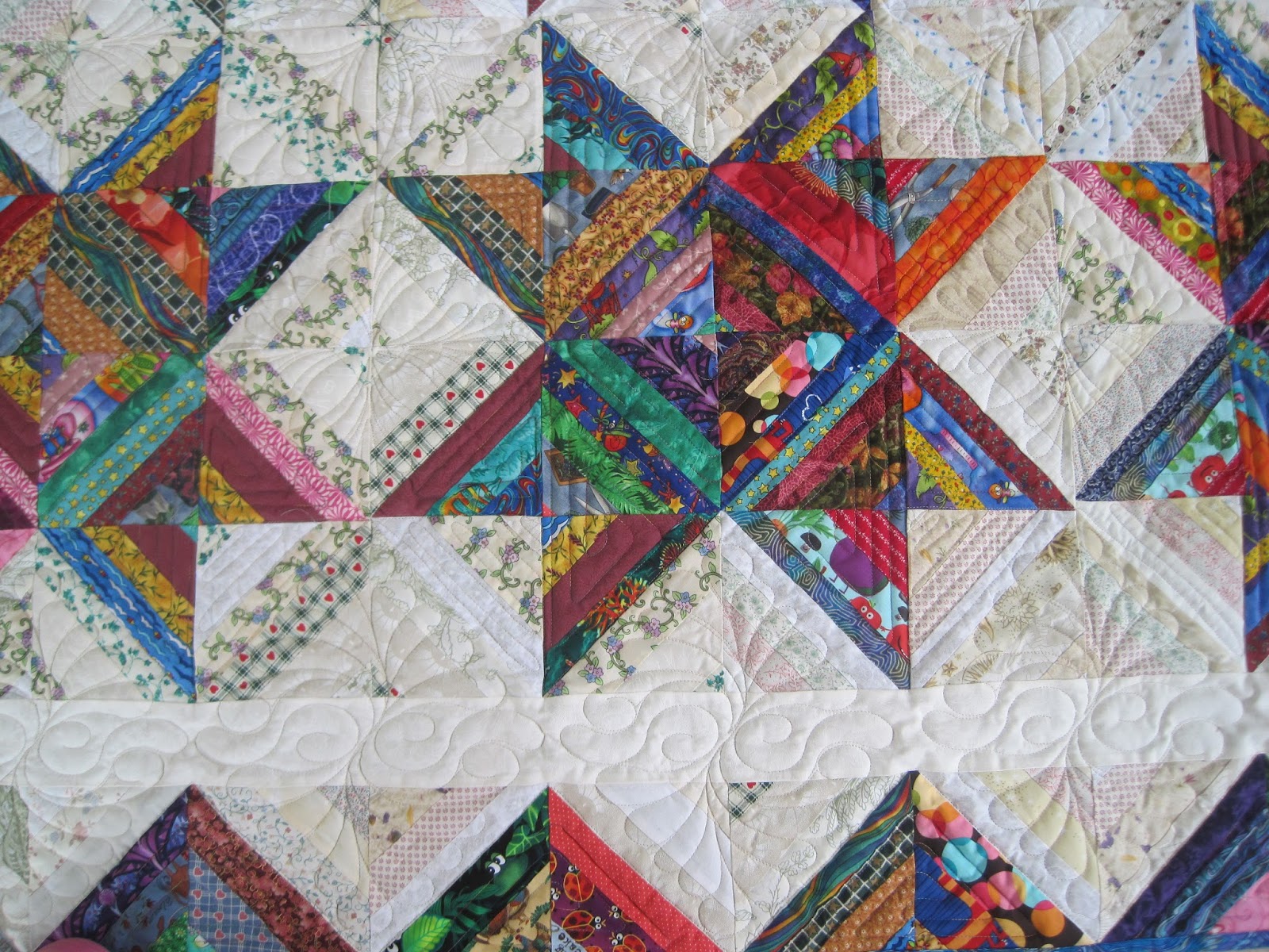 Finely Finished Quilts: My Scrap Quilts