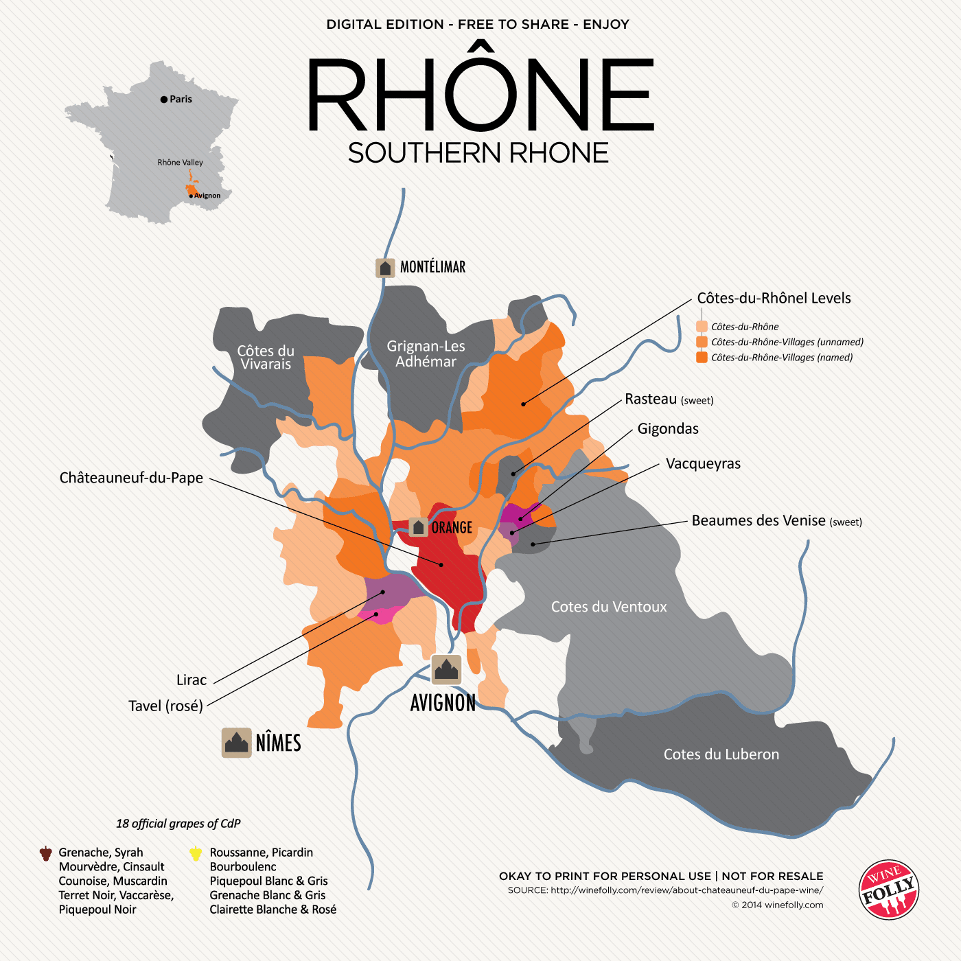 The World of Wine Review: France Unit 8 - The Rhône
