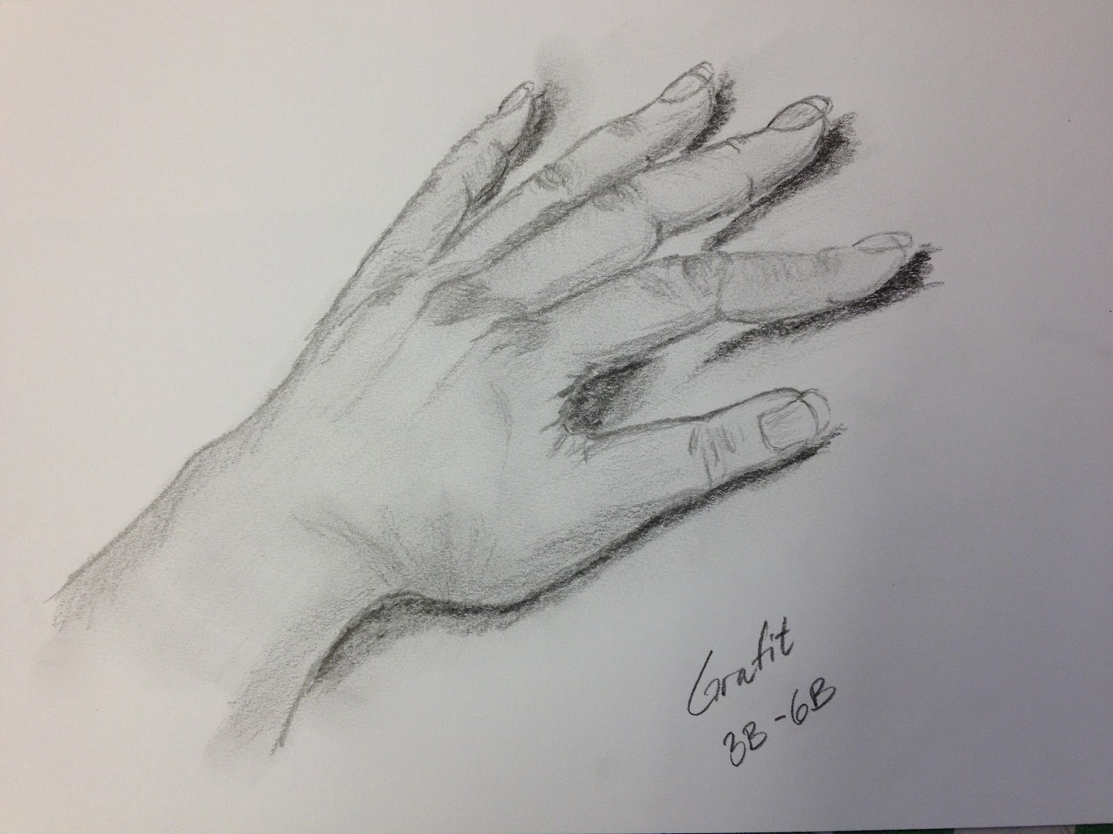 Anette: Rita av sin hand