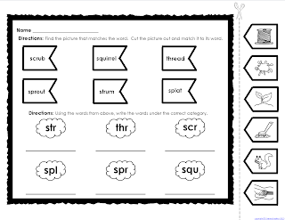 Teachers R US: Groundhog’s Triple Consonant Blends Literacy Bundle with ...