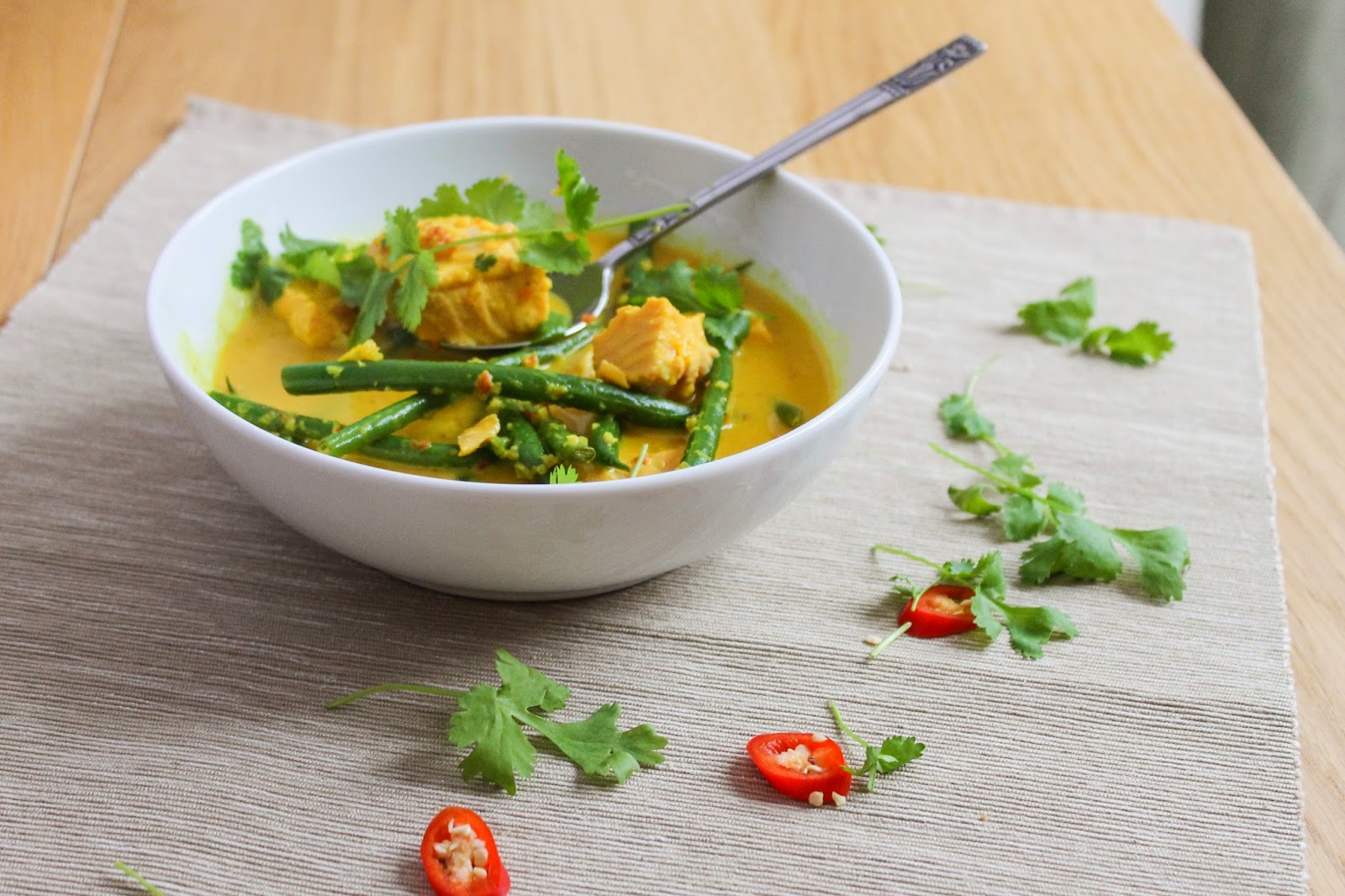 eat like you love yourself: Thai Yellow Salmon Curry