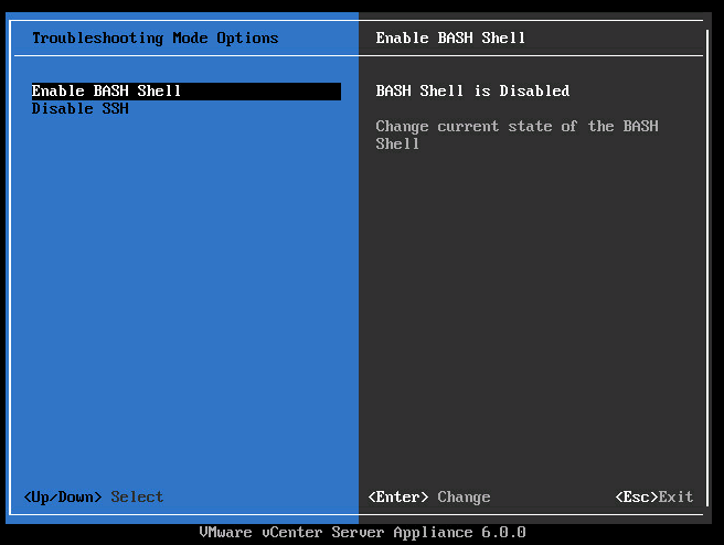 Virtualization The Future Vcsa Aka Vcenter Server Appliance 60 Dcui And Vcsa Bash Shell Step