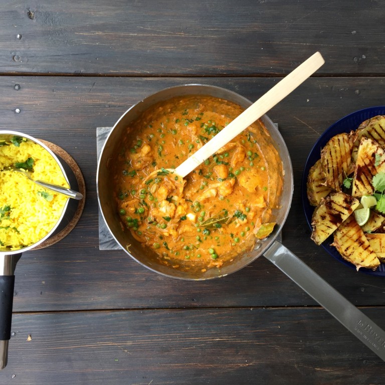 S.M.I.L.E - LAGAR MAT: Indisk gryta med blomkål och ärtor