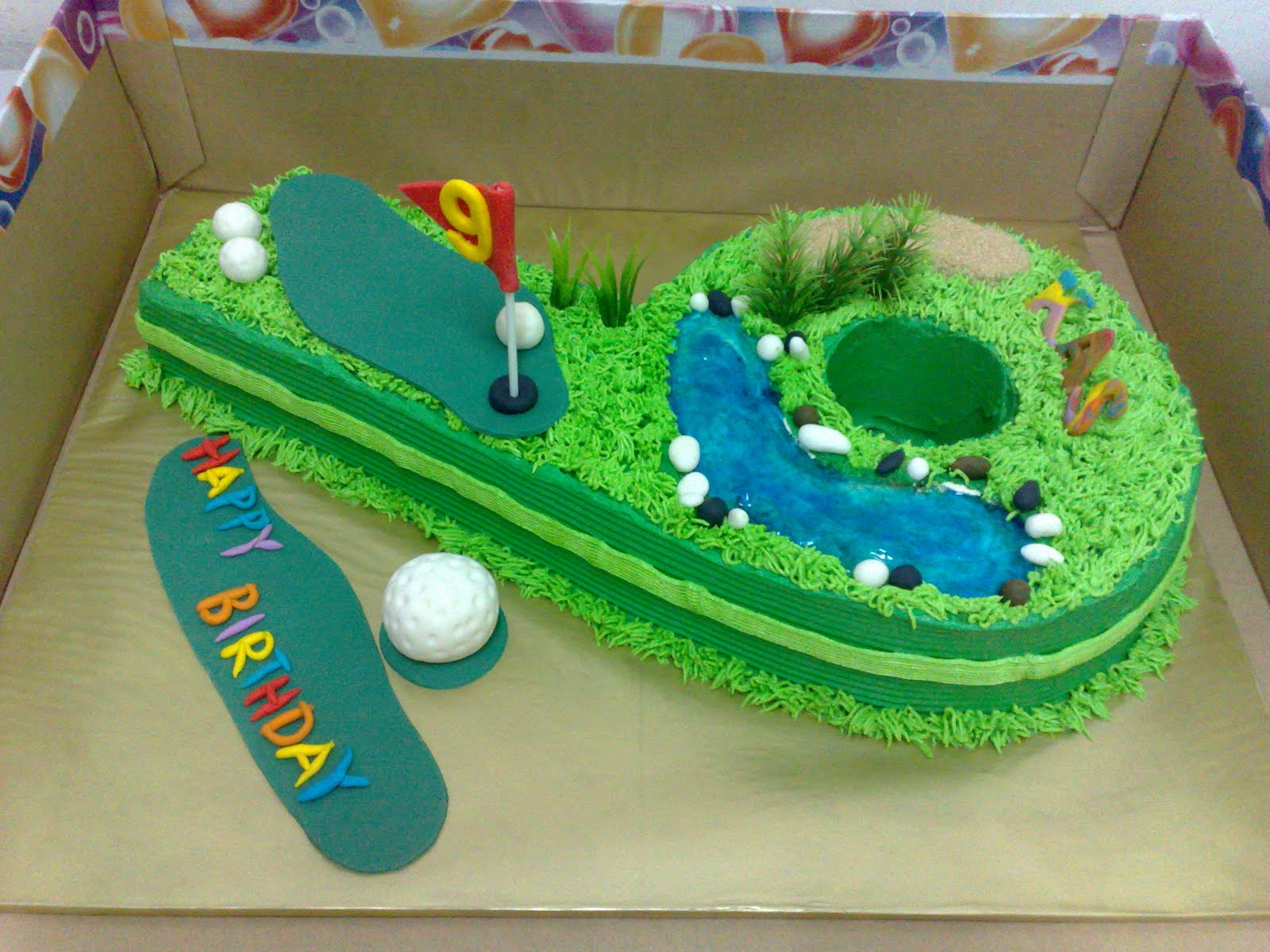 L'mis Cakes & Cupcakes Ipoh Contact : 012-5991233 : Golf Cake