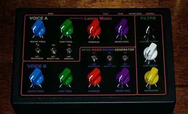 MATRIXSYNTH: MFOS Weird Sound Generator WSG Analog Synthesizer Synth ...