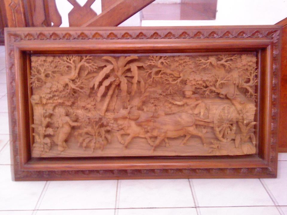 Setar gallery jepara: Ukiran seni Relief & Patung kayu