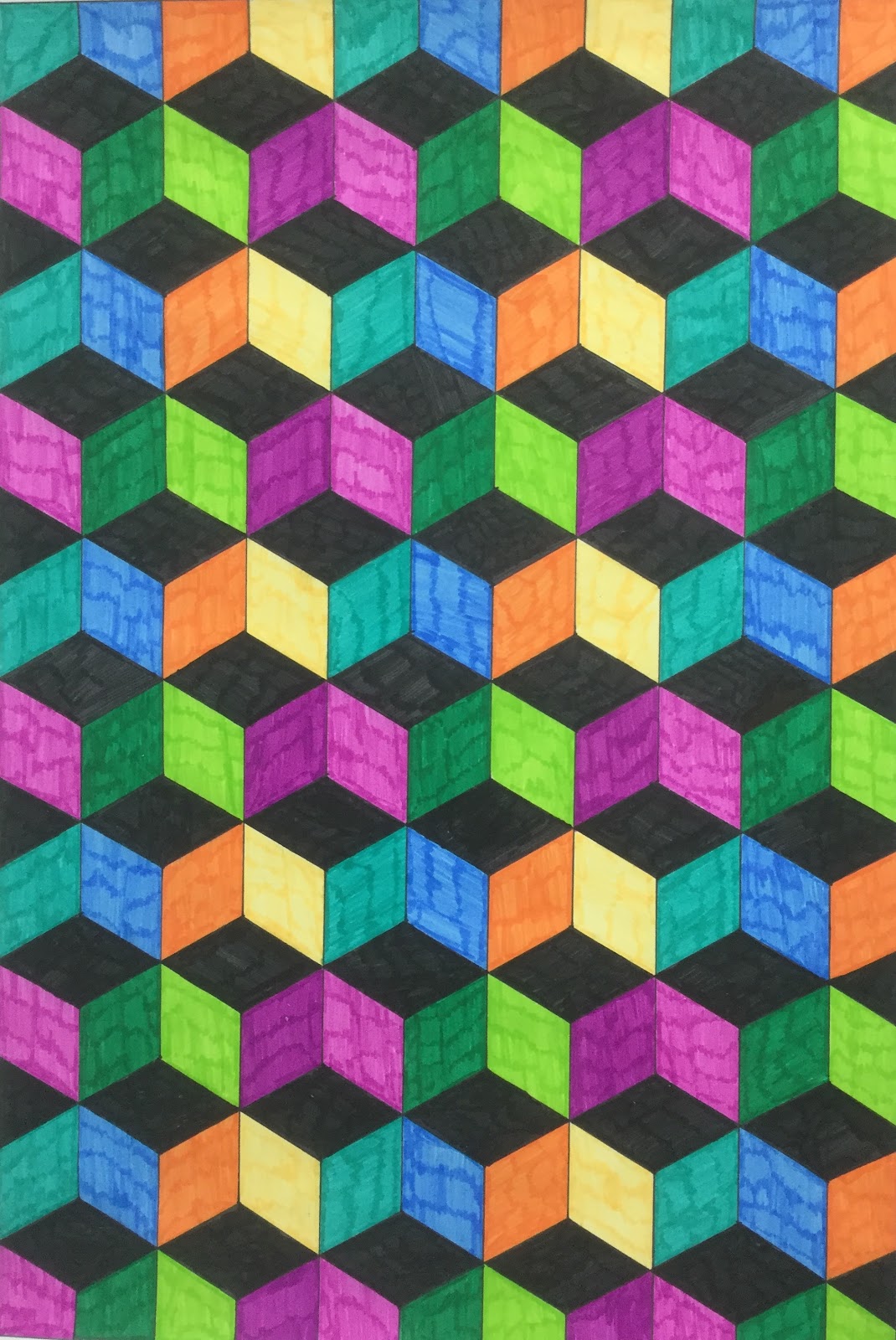 cromáticaaranguren: LA RED ISOMÉTRICA