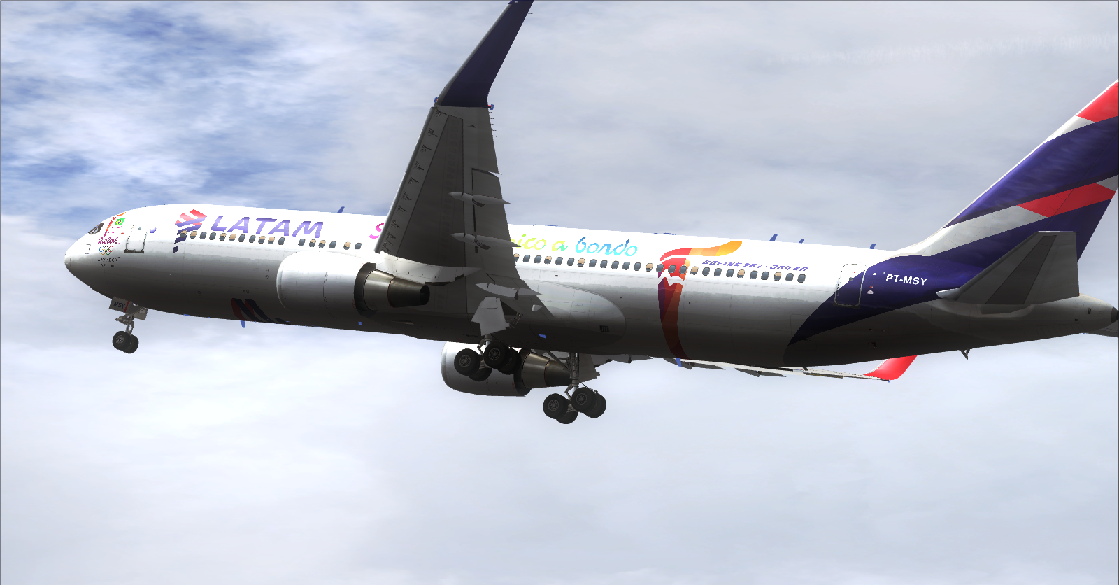 [FS2004/FSX/P3D] LATAM Airlines Boeing 767-300ER PT-MSY SkySpirit 2010